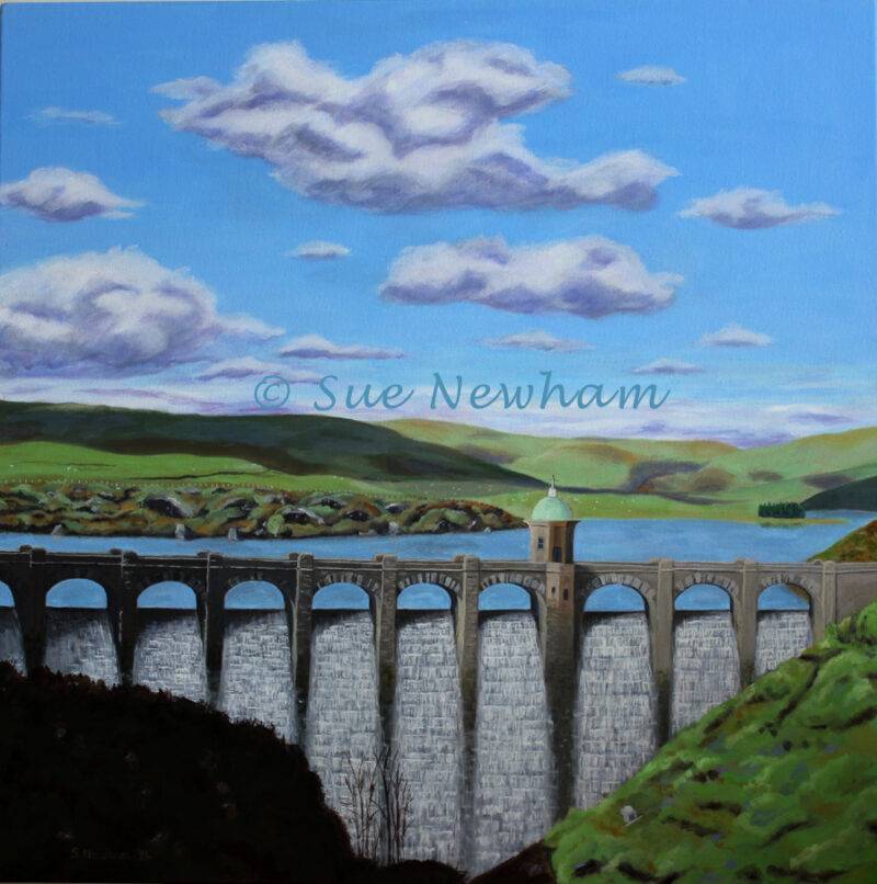 Craig Goch dam, Elan Valley - Mid Wales Artist - Sue Newham