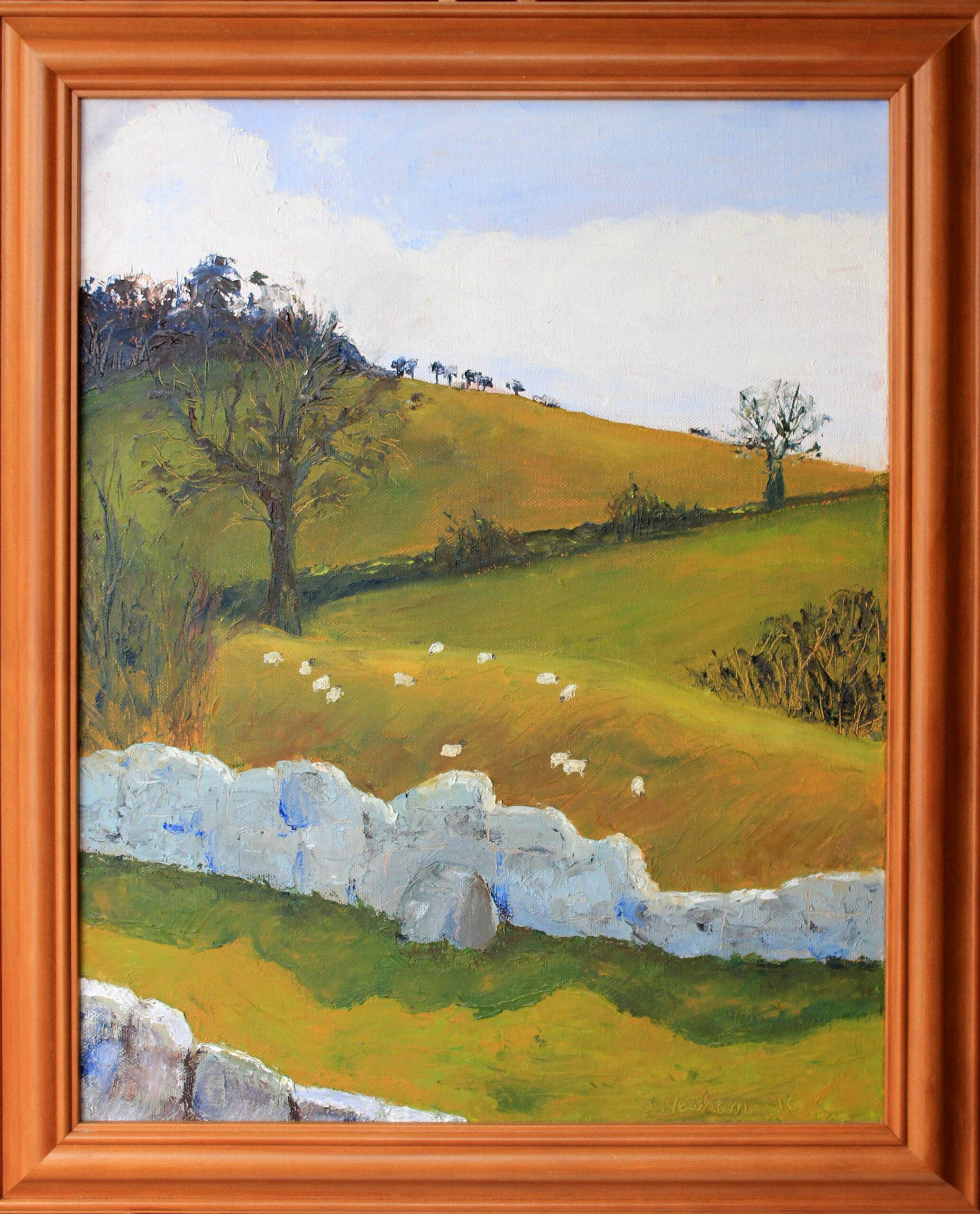 Awaiting spring, Montgomeryshire - Mid Wales Artist - Sue Newham